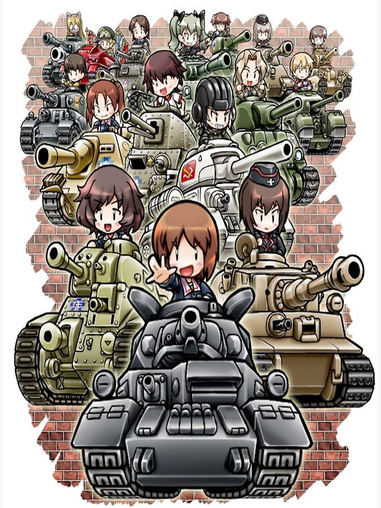 "Girls und panzer " Poster for Sale by funnstores009 | Redbubble