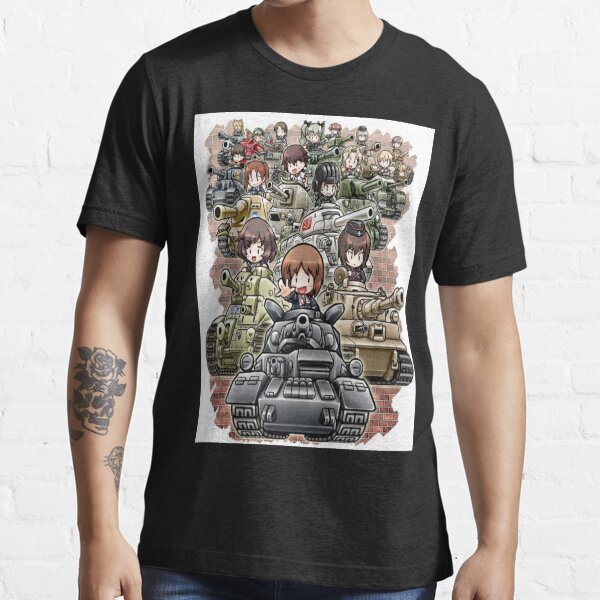 "Girls und panzer " T-shirt for Sale by funnstores009 | Redbubble ...