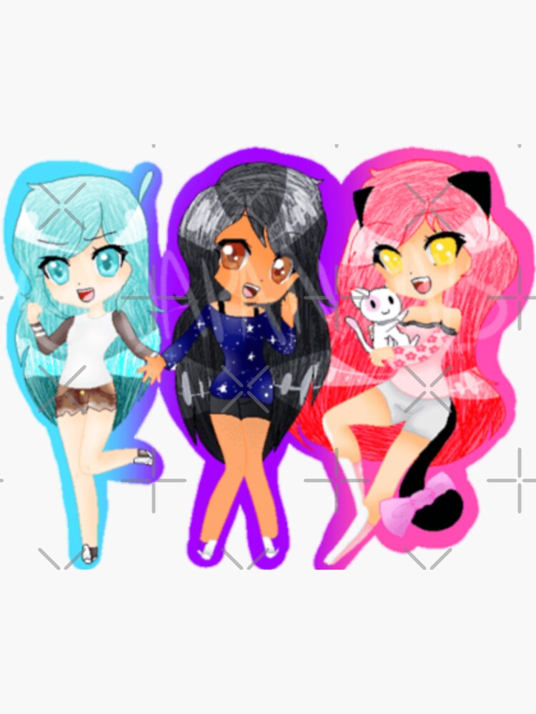 "Aphmau cat" Sticker by Kids-zin | Redbubble