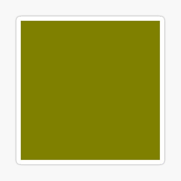 "Olive Green" Sticker for Sale by MugenColors | Redbubble