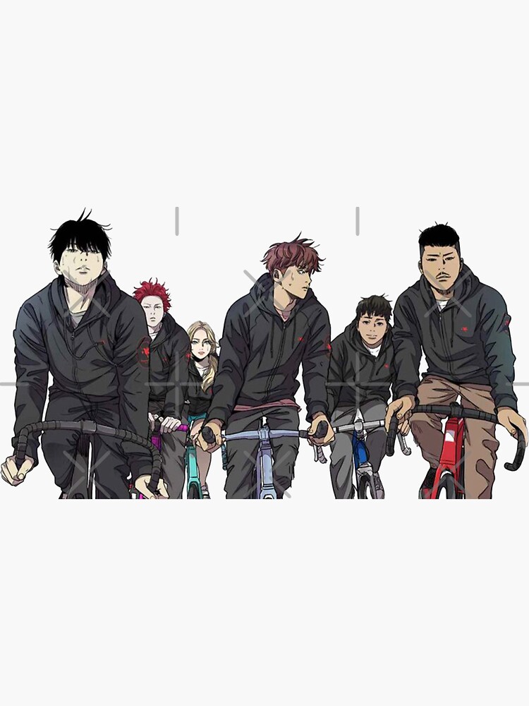 "wind breaker" Sticker by SDFS | Redbubble