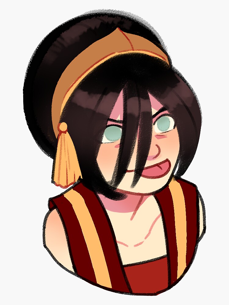 "Firenation Toph Sticker" Sticker by quixoticPrince | Redbubble