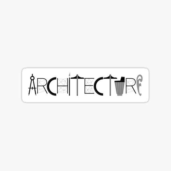 Architecture Stickers | Redbubble