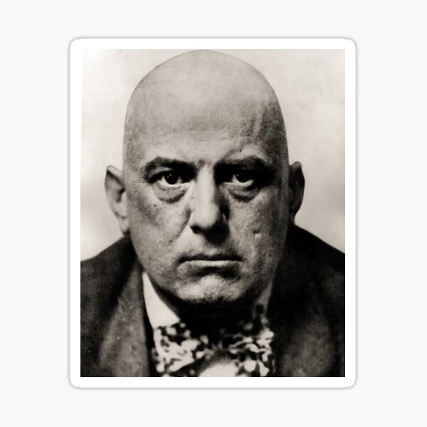 "Aleister Crowley Portrait" Sticker by OrcaPhotoStore | Redbubble