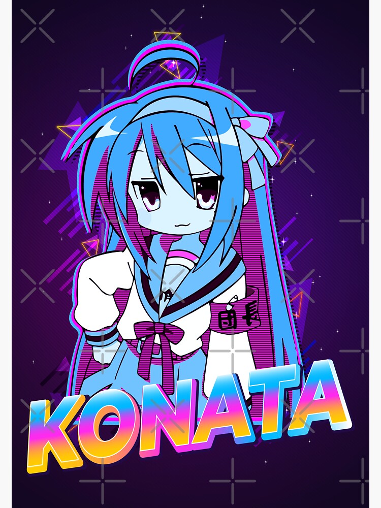 "Konata | Lucky Star" Sticker for Sale by PurpleStudio6 | Redbubble