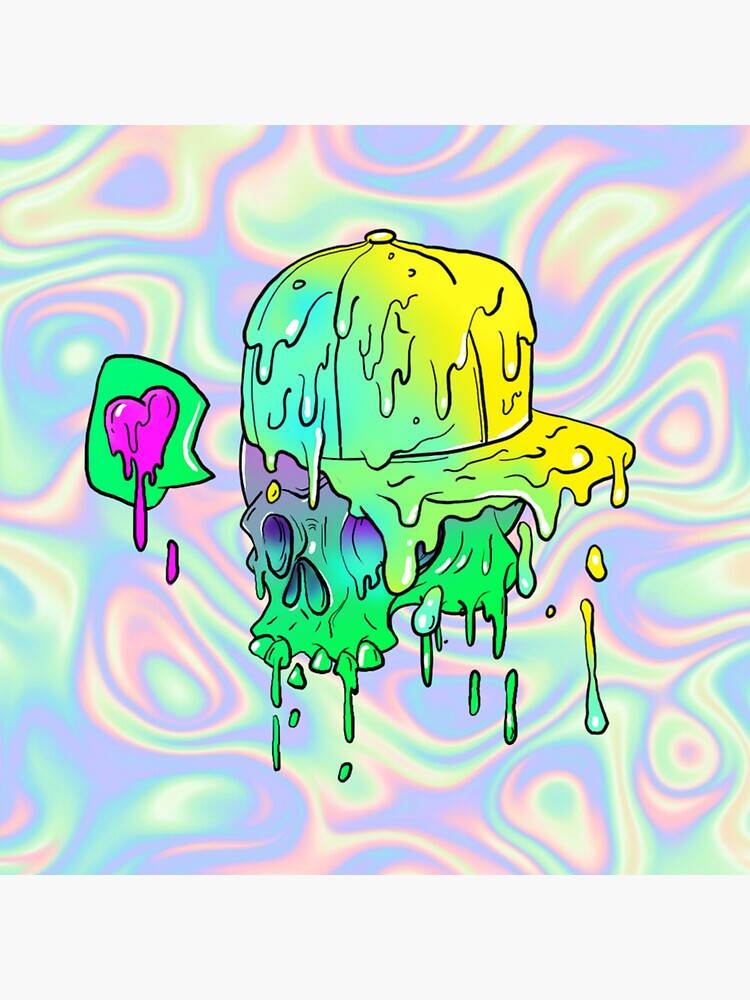 "skeleton drip" Sticker by StickerDomi | Redbubble