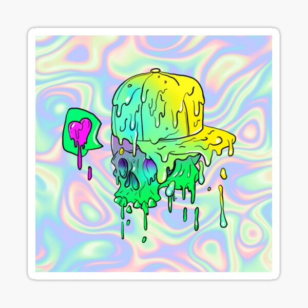"skeleton drip" Sticker by StickerDomi | Redbubble