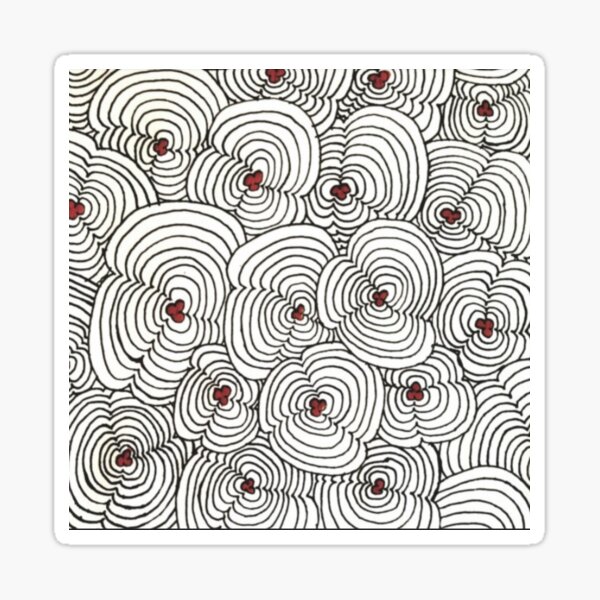 "unique patterns" Sticker by Hydarandoka | Redbubble