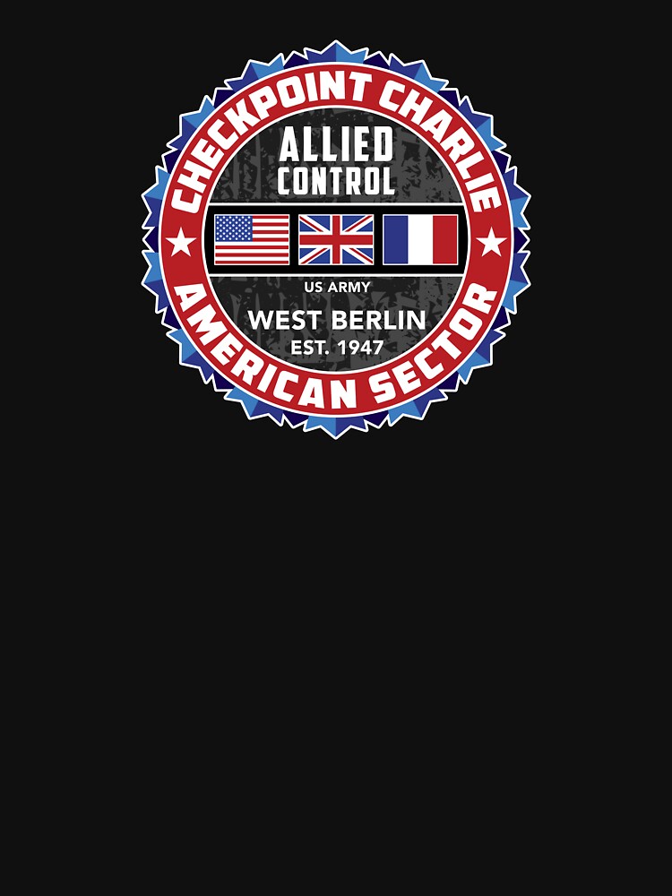 "Checkpoint Charlie Seal" T-shirt for Sale by twHistory | Redbubble ...