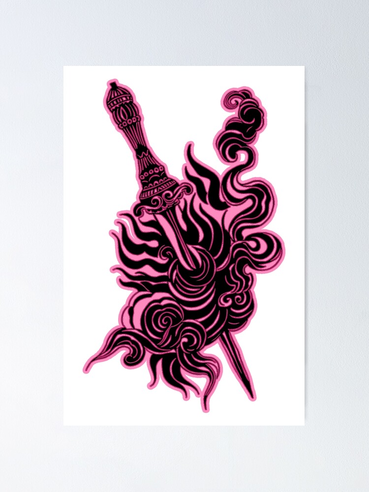 "ACOTAR Cover Art Book 3 Sword" Poster for Sale by baranskini | Redbubble