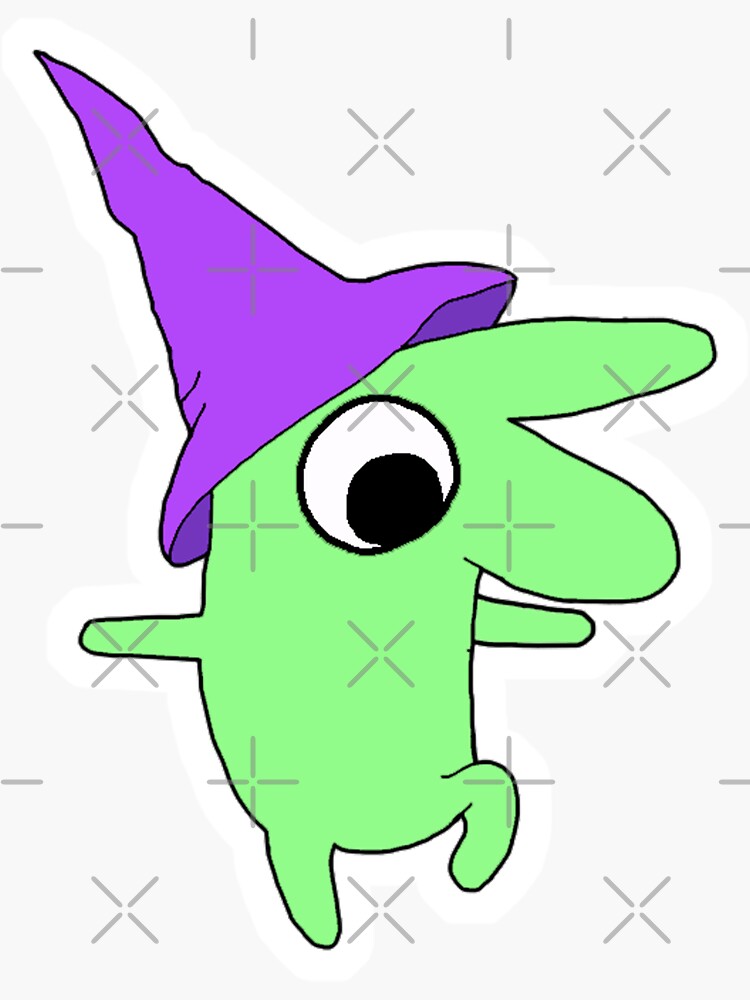 "Smiling Friends - Glep Dancing" Sticker by jennamcasey | Redbubble