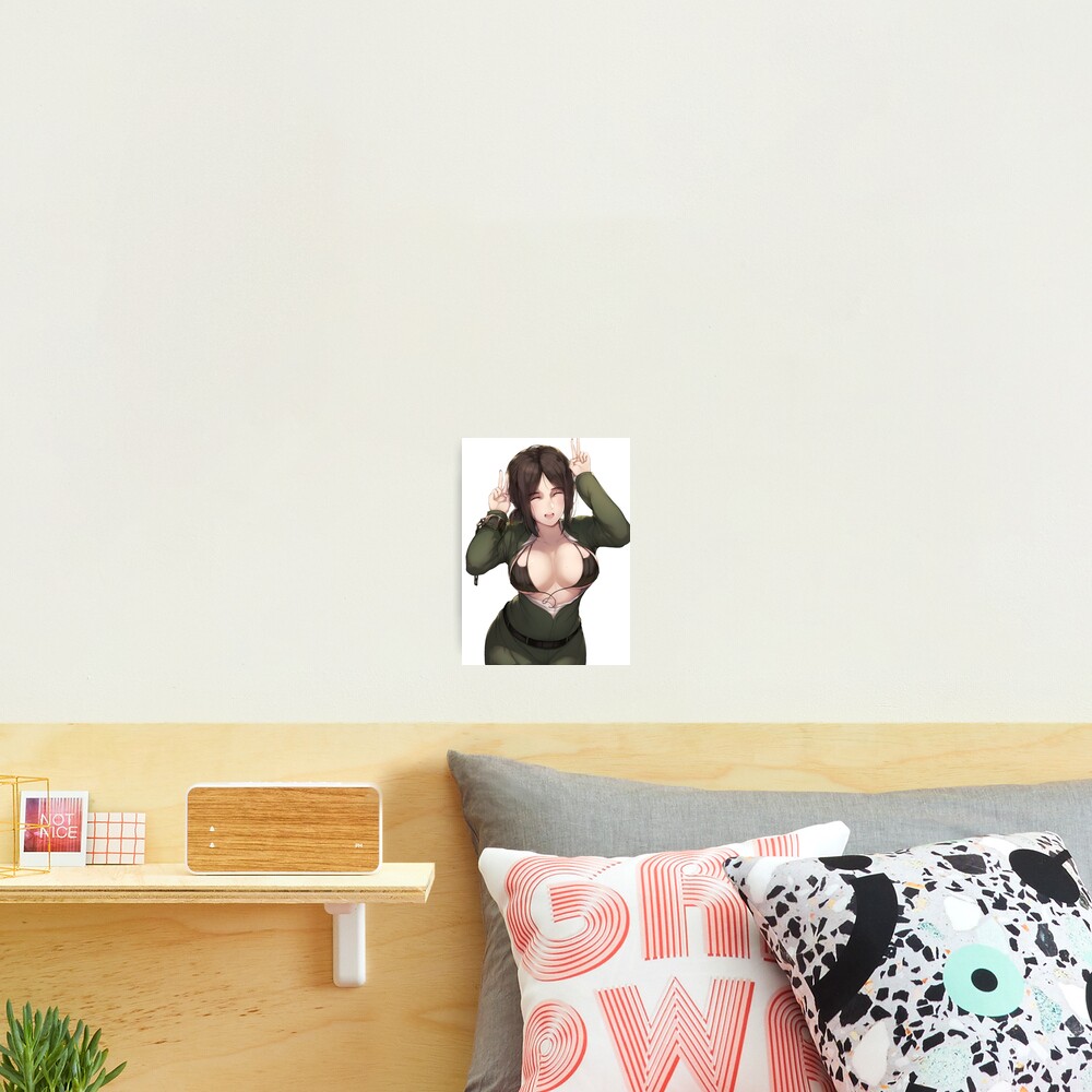 "Pieck Finger Kawaii Attack On Titan Anime Girl Waifu hot" Photographic ...