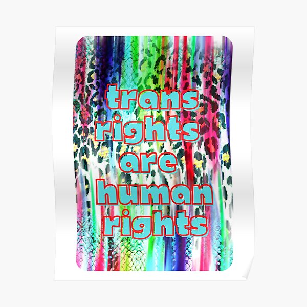 "trans rights" Poster for Sale by texanlisa | Redbubble