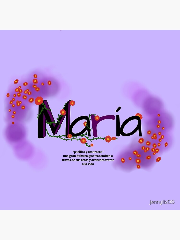 "Meet Maria" Poster for Sale by jennyliz08 | Redbubble