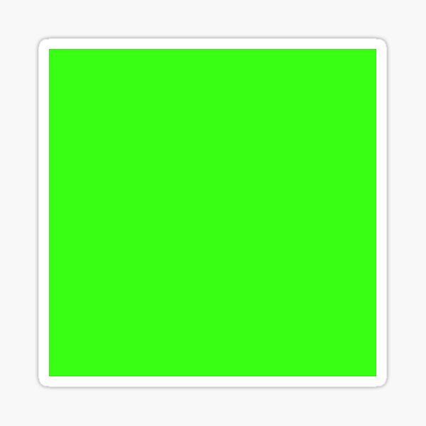 "Neon Green" Sticker by MugenColors | Redbubble