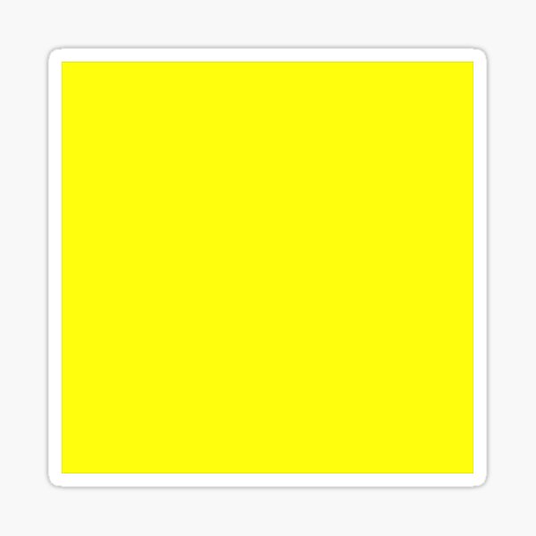 "Neon Yellow" Sticker by MugenColors | Redbubble