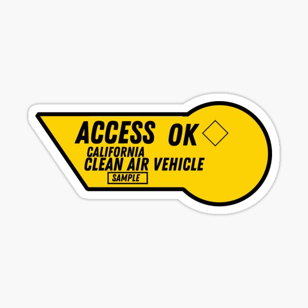 "california carpool sticker cars 2022-vehicle decal-california sticker ...