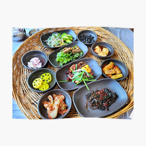 Póster «Guarniciones tradicionales coreanas» de KIM-HIP-Picture | Redbubble