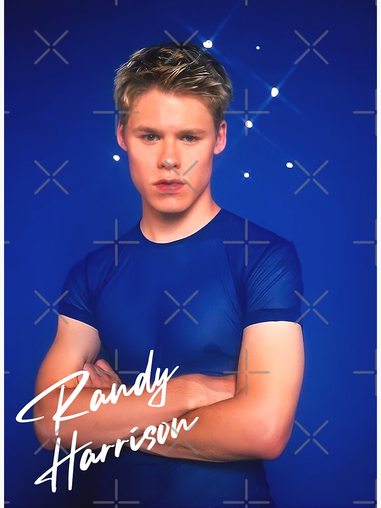 "Randy Harrison Blue V2" Sticker by GroupieClub | Redbubble