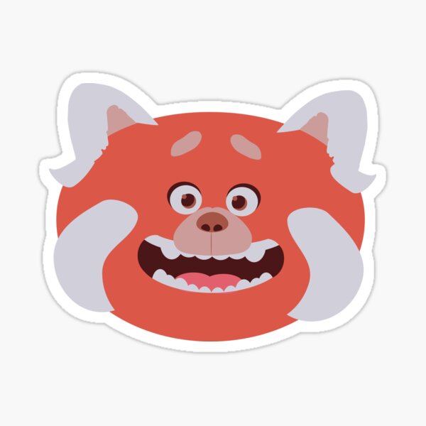 "Turning Red" Sticker by MrGabo | Redbubble