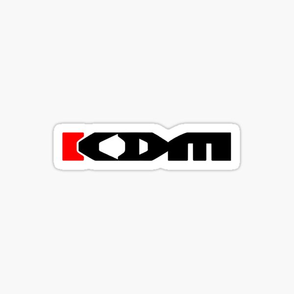 "KDM " Sticker by Q8TWn3 | Redbubble