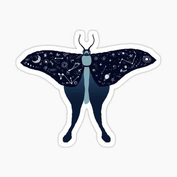 Luna Moth Stickers | Redbubble