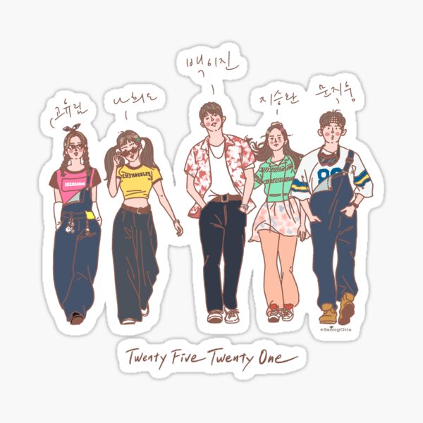 "K-Drama Twenty Five Twenty One " Sticker for Sale by SsongGita | Redbubble