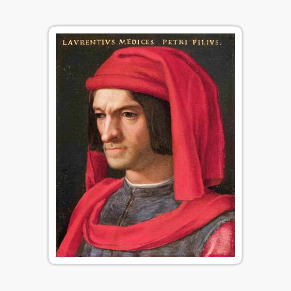 "Lorenzo de Medici" Sticker by OnlyC | Redbubble