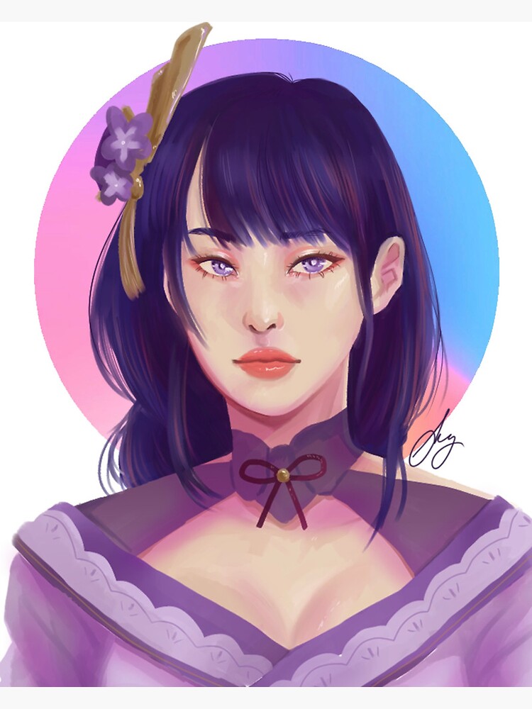 "Raiden Shogun Baal Ei Genshin Impact Fanart" Fotodruck von sawhe37 ...