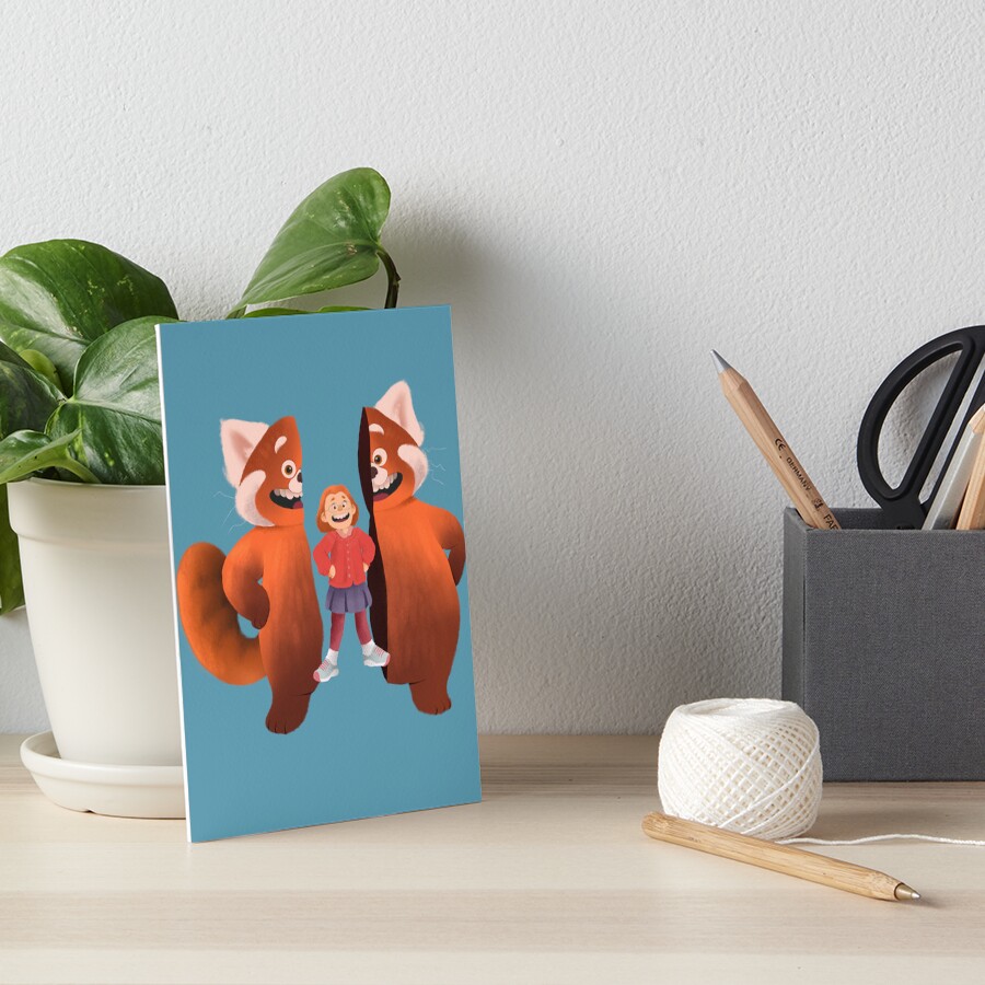 "Turning red" Art Board Print by bragans | Redbubble