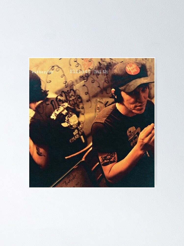 "Elliott Smith - Either Or Album Cover" Poster by belesaaa | Redbubble