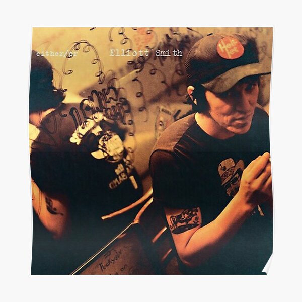 "Elliott Smith - Either Or Album Cover" Poster by belesaaa | Redbubble