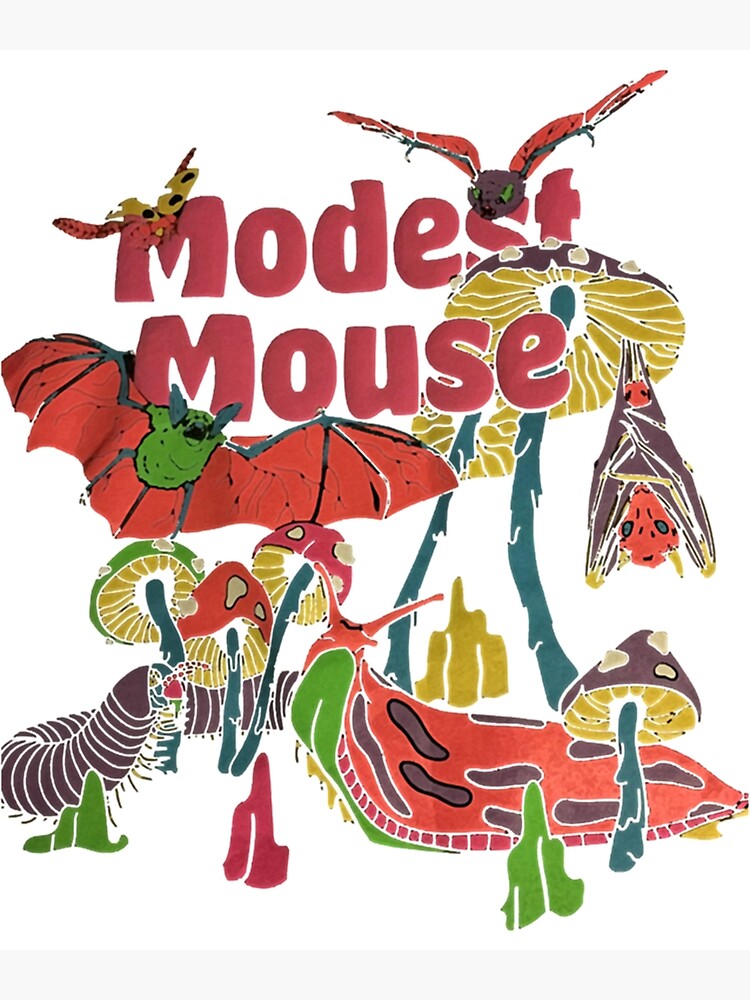 "Modest Mouse " Poster for Sale by typeshirtss | Redbubble