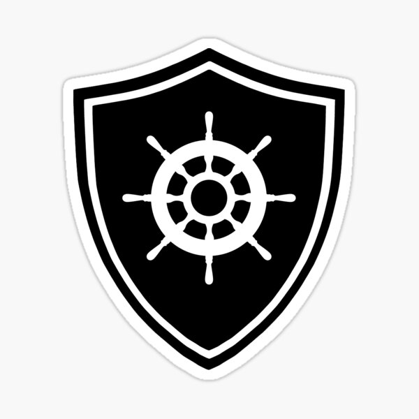 "Ship Wheel" Sticker for Sale by 9N20 | Redbubble