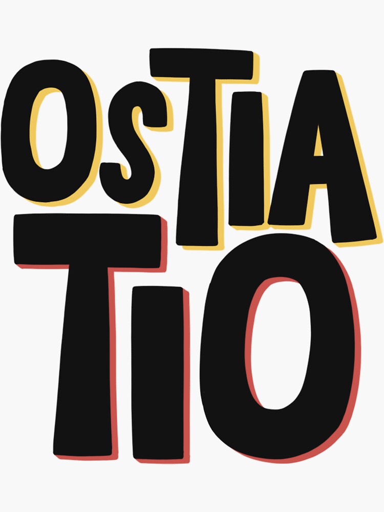 "Ostia Tio" Sticker by bujo-salad | Redbubble