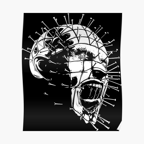 "Pinhead" Poster for Sale by DaisyDaiya | Redbubble