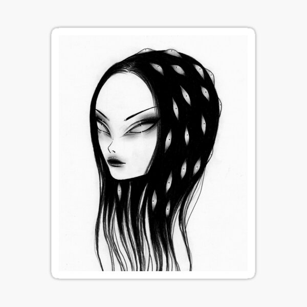"Hunter eyes" Sticker by tamagork | Redbubble