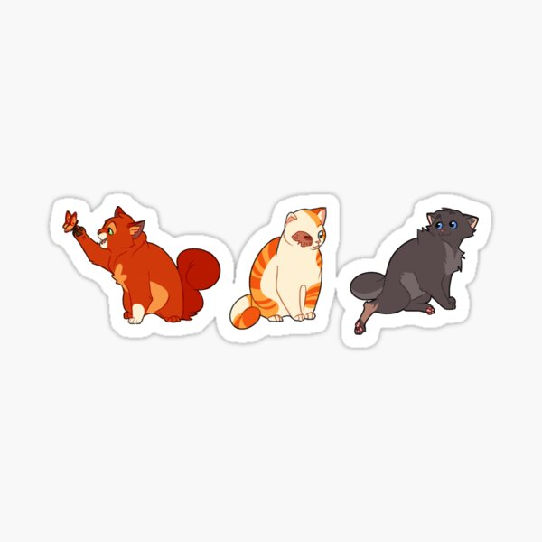 "Squirrelflight Brightheart and Cinderpelt sticker" Sticker for Sale by ...
