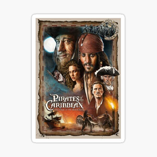 "pirates of the caribbean" Sticker by lisfestyle | Redbubble