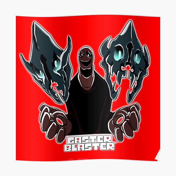 "gaster" Poster by thorsend | Redbubble