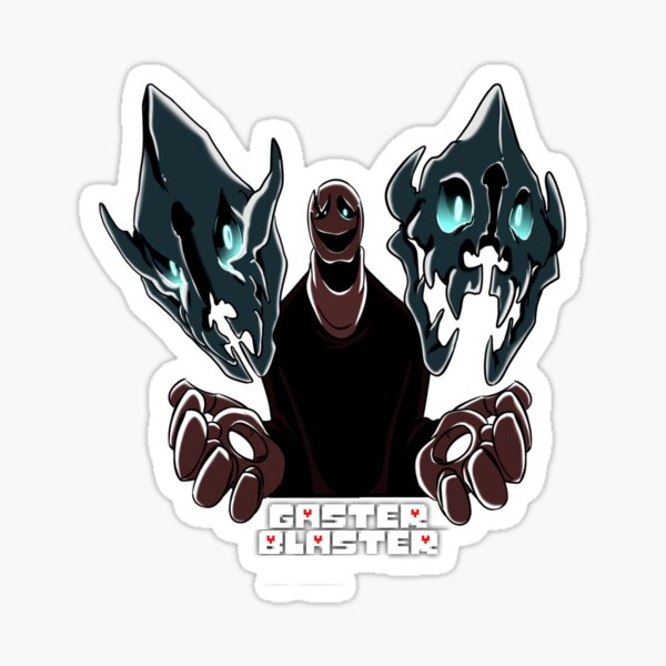 "gaster" Sticker for Sale by thorsend | Redbubble