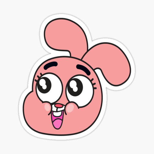 "Sticker Anais animal cartoon" Sticker by Oliveira8229 | Redbubble