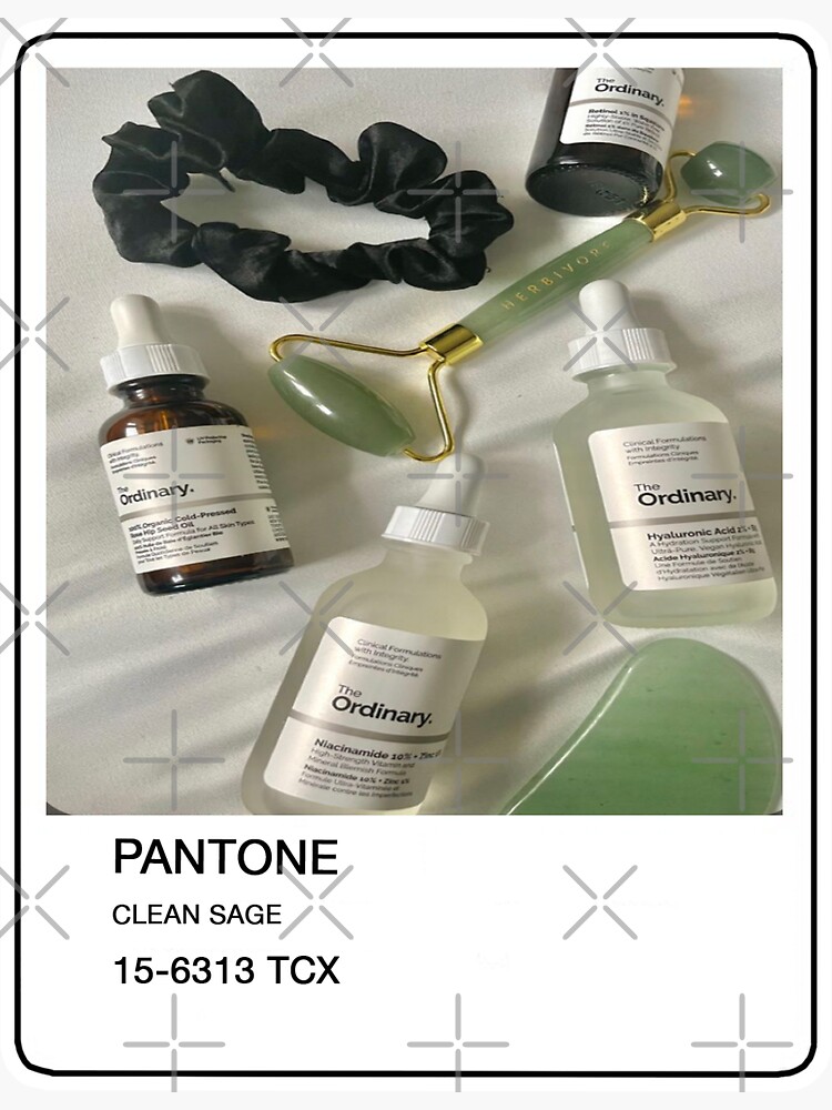 "Pantone Clean Sage" Sticker by jennamcasey | Redbubble