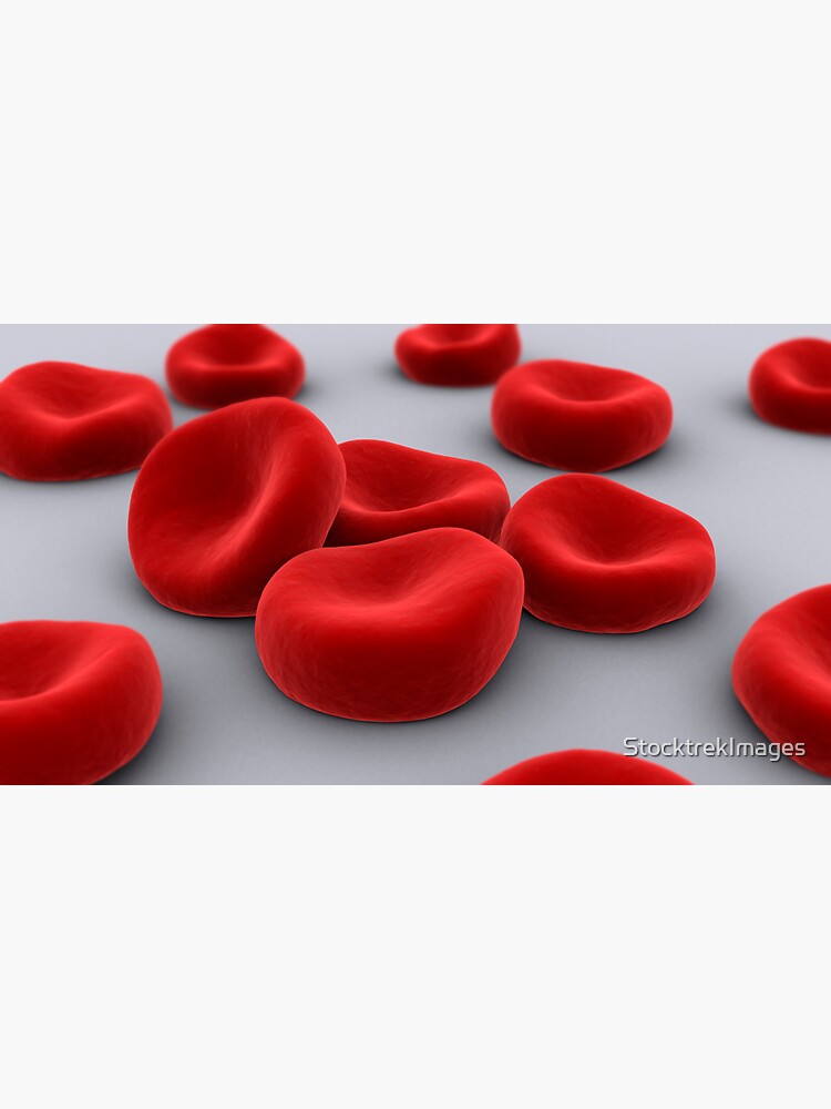 "Conceptual image of red blood cells." Sticker by StocktrekImages ...