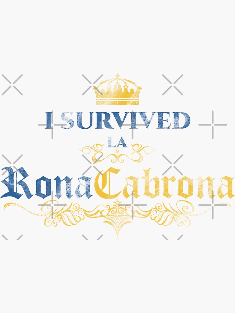"Rona Cabrona" Sticker for Sale by BullshiftDesign | Redbubble