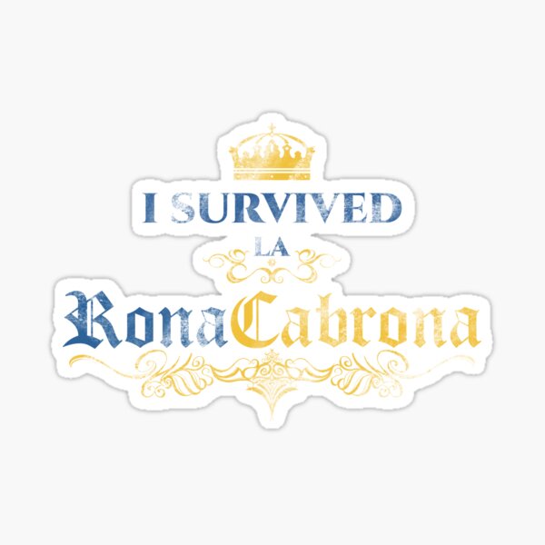 "Rona Cabrona" Sticker for Sale by BullshiftDesign | Redbubble