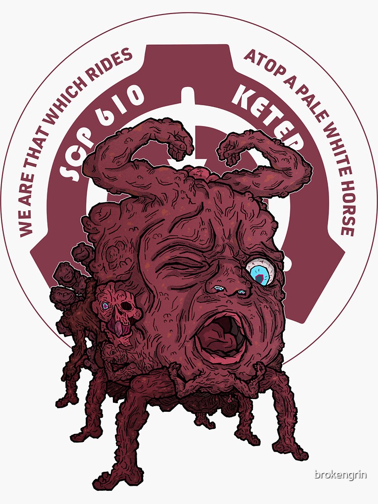 "SCP 610" Sticker by brokengrin | Redbubble