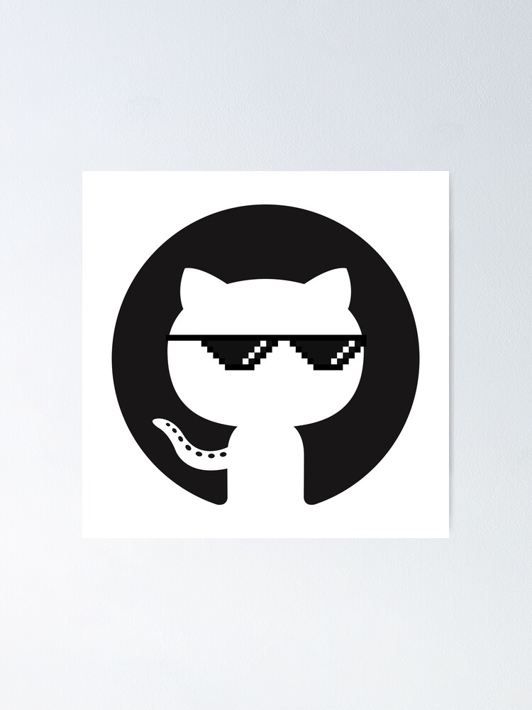 "Thug Programming Git hub" Poster for Sale by ArtsyBits | Redbubble