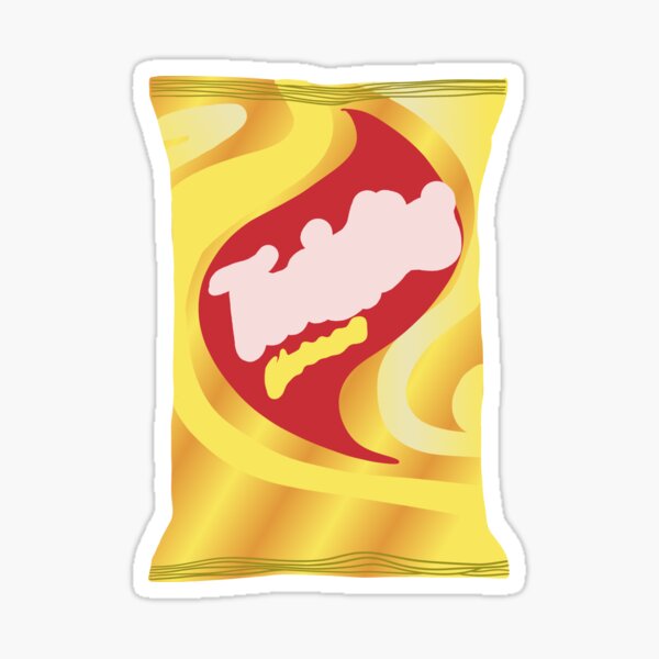 "Thin long cheesy chips" Sticker for Sale by SonaGold | Redbubble