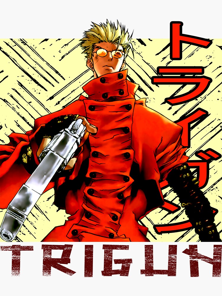 "Trigun" Sticker for Sale by EmiliaXIV | Redbubble